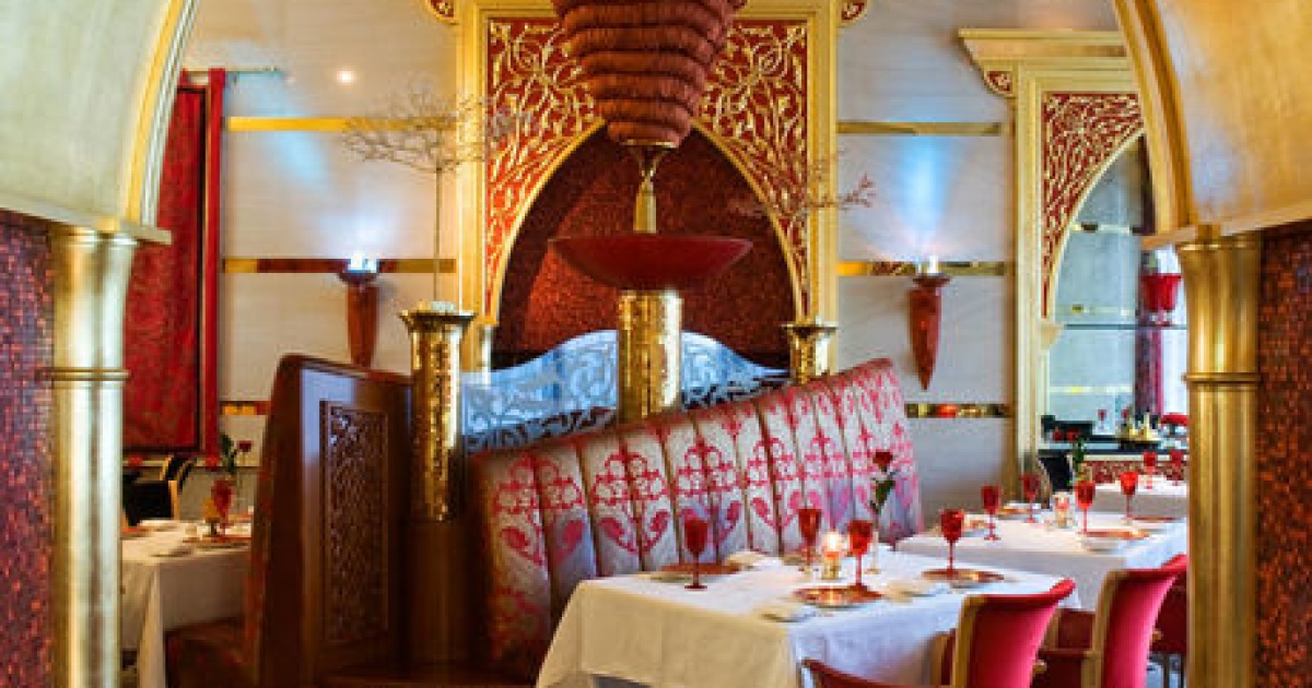 Hotel Burj Al Arab, Dubai: cina restaurant Al Iwan - Travel Mood